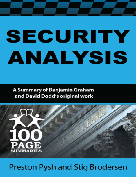 A Summary of Benjamin Graham and David Dodd’s Security Analysis PDF by ...