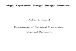 High Dynamic Range Image Sensors PDF by عباس الجمل | YSK Books